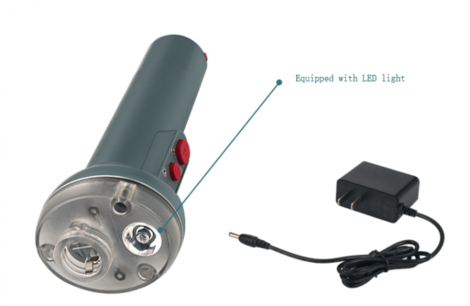 Grey 4.5W Electric Cattle Prods Cow Prodder 111cm Batteries Operated