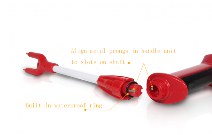 Agriculture Long Electric Cattle Prodder 112cm With Polycarbonate Shaft