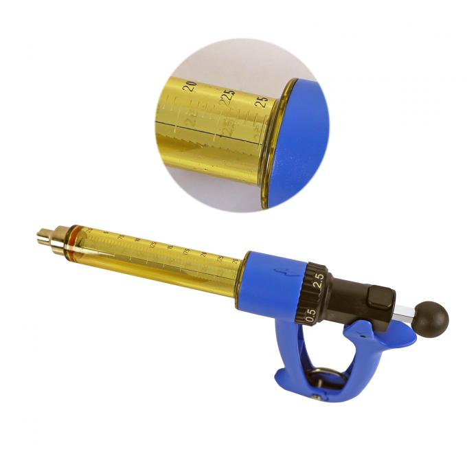 25ML Semi-Automatic Livestock Syringe Adjustable Continuous Repeating ...